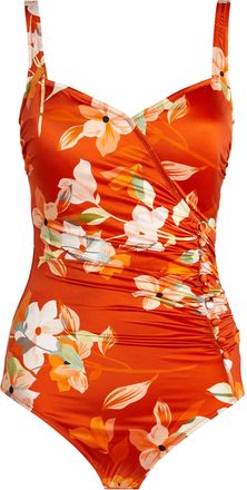 Gottex Standard Amore Shaped Square Neck One Piece Size L