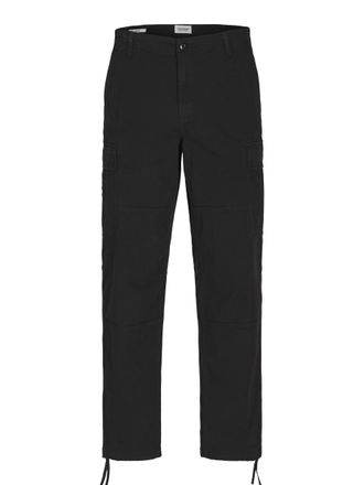 Jack & Jones Herren Cargohose Jpstkarl Jjharlow Cargo Noos Schwarz 34W / 34L