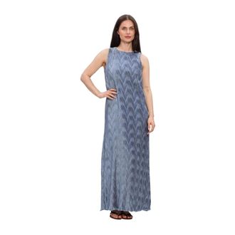 Selected Maxi Kleider - - Dresses - Damen - Blau - XL