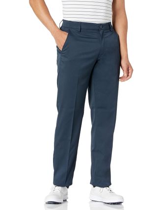 Amazon Essentials Herren Golf-Stretchhose, Gerade Geschnitten, Marineblau, 32W / 34L