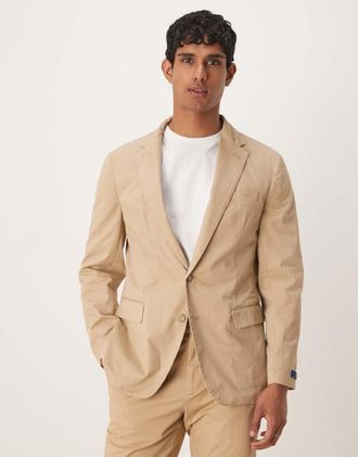 Polo Ralph Lauren Blazer chino stretch densemble à 2 boutons - Fauve-Marron