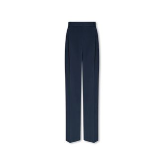 Michael Kors Crepe-weite Marlenehose - - Trousers - Damen - Blau - M