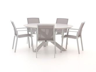 Bellagio la vita attrattiva Bellagio Dranera/Lodola ø 150 cm Gartenmöbel-Set 6-teilig stapelbar