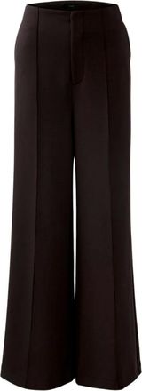 Oui Femme, Pantalons, Brun, Taille: 40 FR Scuba Pantalons