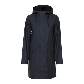 Ichi Total Eclipse Jacke mit Verstellbarer Kapuze - - Coats - Damen - Blau - XS