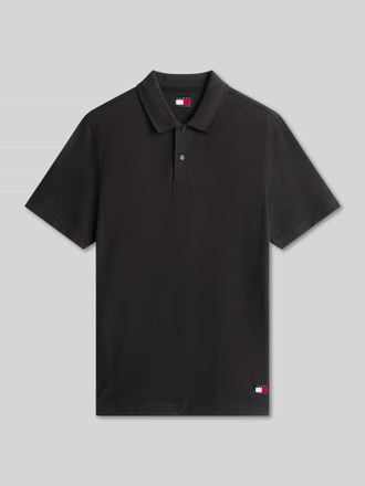 Tommy Jeans Regular Fit Poloshirt aus reiner Baumwolle