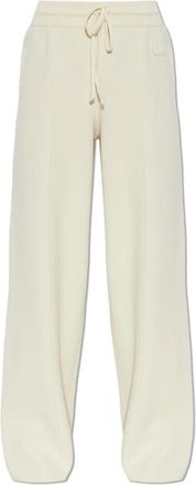 Moncler Pantalon large - Femme - Pantalons - Beige - Taille: 38 FR