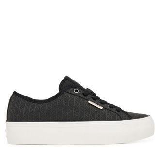 Calvin Klein Sneakers Calvin Klein Vulc Flatf Laceup Jaq Aop HW0HW03265 Schwarz