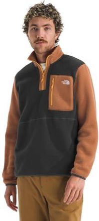 The North Face Yumiori 1/4 Zip Sweat-Shirt pour Homme Asphalt Grey/Burnt Umbe L