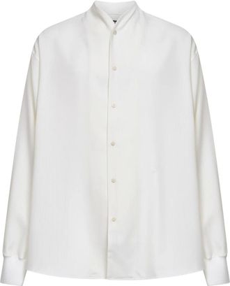 Jacquemus Homme, Chemises, Blanc, Taille: M Casual Shirt