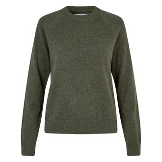Samsøe & Samsøe Femme, Pulls, Vert, Taille: 40 FR Pull Boston en Cachemire, Col Rond