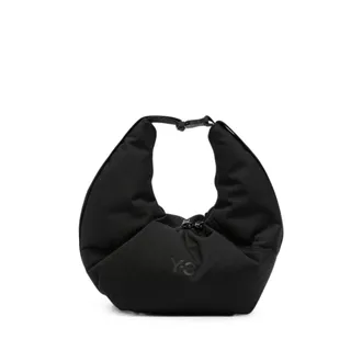 Yohji Yamamoto Crescent Logo-print Padded Tote Bag