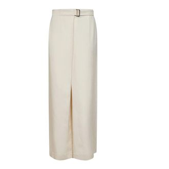 Brunello Cucinelli Femme, Pantalons, Beige, Taille: 40 FR Pantalon Portefeuille Sartorial
