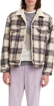 Levi's Vintage Fit Sherpa Trucker Veste Homme Nico Tofu (Neutre) XXL