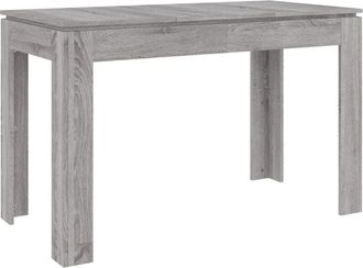 vidaXL Esstisch Grau Sonoma 120x60x76 cm Holzwerkstoff - Vidaxl