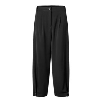 Masai Straight-Leg Wide Hosen - - Trousers - Damen - Schwarzk - XL