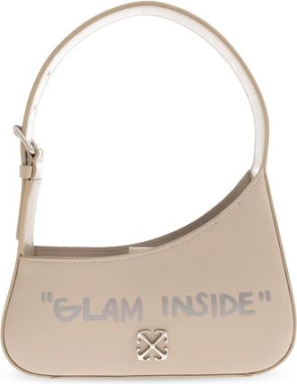 Off-white Femme, Sacs, Beige, Taille: ONE Size Jitney Shoulder Bag