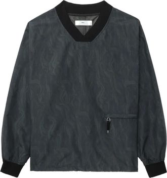 Toga Archives T-Shirt mit V-Ausschnitt - Blau