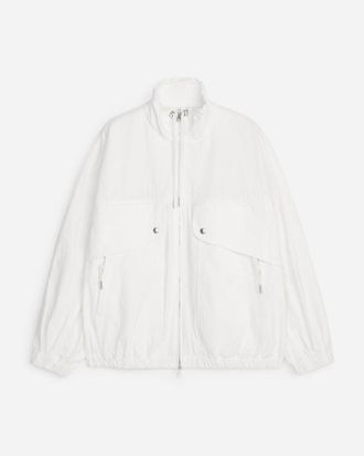 Arket Utility-Jacke Mit Kordelzug -Wei&szlig;