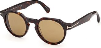 Tom Ford Homme, Accessoires, Brun, Taille: 49 MM Thomas-02 Lunettes de soleil