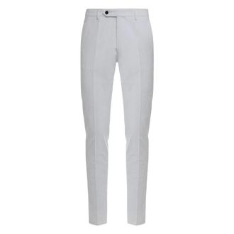 Moorer Homme, Pantalons, Blanc, Taille: M Pantalon en velours côtelé Carlon-VES