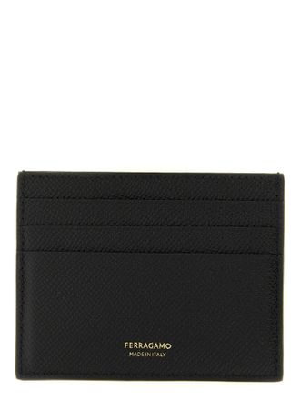 Ferragamo Gancini Card Case - Black