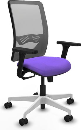 Piqueras y Crespo Schreibtischstuhl Zulema mit 3D-Armlehnen, h&ouml;henverstellbare Lendenwirbelst&uuml;tze, ausgestattet mit 3 Positionen und Schneidschaum, mit Rollen von 65 mm