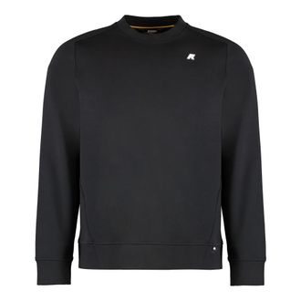 K-Way Homme, Sweatshirts et sweats &agrave; capuche, Bleu, Taille: S Medine Logo SweaT-shirt