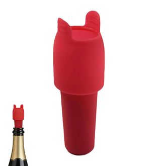 Generic Wiederverwendbarer Flaschenstopfen - Luftdichter Silikon-Weindeckel, Hitzebest&auml;ndiger Getr&auml;nkestopfer, Bar- und K&uuml;chenzubeh&ouml;r, Kompaktes Design Mit Si