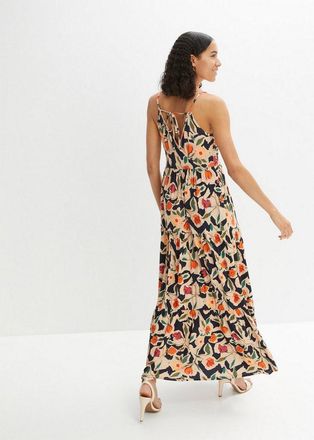 Bonprix Maxikleid f&uuml;r eleganten Look, aus Viskose-Mix, ausgestellte Passform