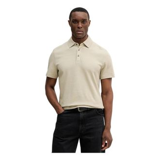 Michael Kors Polo en coton stretch - Homme - Tops - Beige - Taille: XL