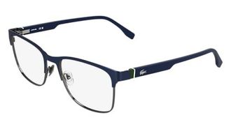 Lacoste L2319 410 Lunettes pour homme Bleu mat 57/18/150