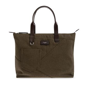 Dolce & Gabbana Homme, Sacs, Vert, Taille: ONE Size Sac Shopper Adamo