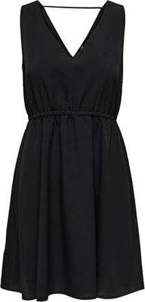 Only Onlnova Life Elite Sara String Dress Sol Robe, Noir, XS Femmes
