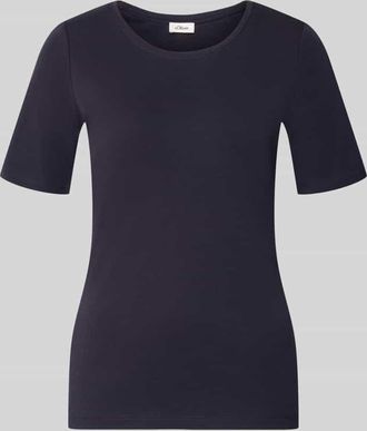 s.Oliver Red Label Regular Fit T-Shirt aus reiner Baumwolle