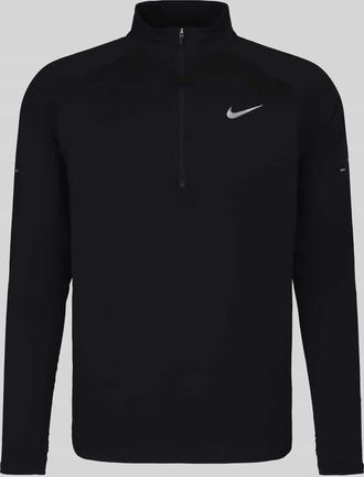 Nike Regular Fit Sport-Langarmshirt mit Troyer-Kragen