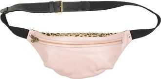 Mars & More G&uuml;rteltasche Leder rosa 34 cm