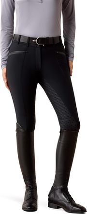 Ariat Womens Troika Waterproof Full Seat Riding Breeches in Black, Size 46, by Ariat