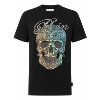 Philipp Plein T-Shirt Col Rond Ss Skull - Homme - Tops - Noir - Taille: S