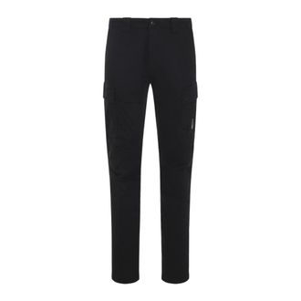 C.P. Company Stretch Sateen Ergonomic Cargo Pants - - Trousers - Herren - Schwarzk - L