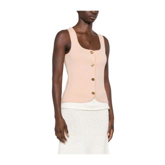 Forte_Forte Femme, Tops, Beige, Taille: 40 FR Hauts sans manches