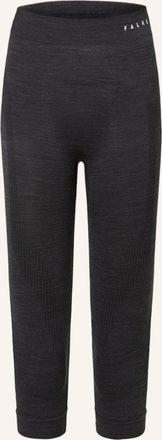 Falke Funktionsw&auml;sche-Hose Wool-Tech Mit Verk&uuml;rzter Beinl&auml;nge schwarz