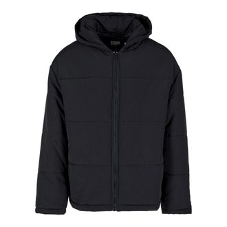Urban Classics Steppjacke mit Kapuze f&uuml;r Herren (Schwarz)