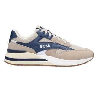 HUGO BOSS Kurt Runn Sneaker f&uuml;r Herren, Leder (Beige)