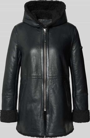 Cabrini Ledermantel aus echtem Lammfellnappa