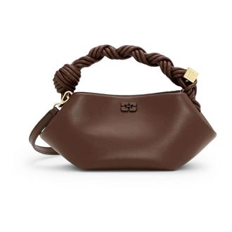 Ganni Femme, Sacs, Brun, Taille: ONE Size Mini Sac Bou