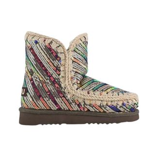 Mou Gestreifte Sequins/Lurex Mou Stiefel - - Shoes - Damen - Mehrfarbig - 36 EU