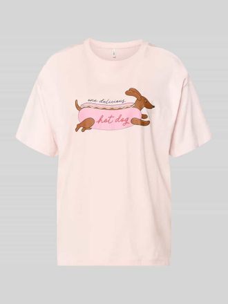 Only Regular Fit T-Shirt aus reiner Baumwolle Modell VIVVI