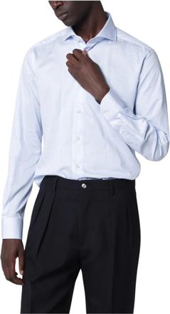 Xacus Reise Hemd aus Baumwolle - - Shirts - Herren - Blau - L
