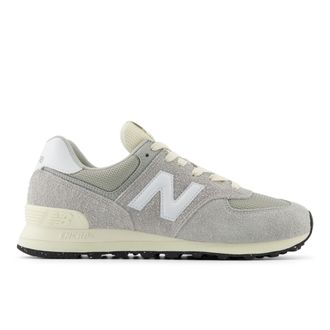 New Balance Herren 574 U Sneaker, Concrete White Angora, 41.5 EU